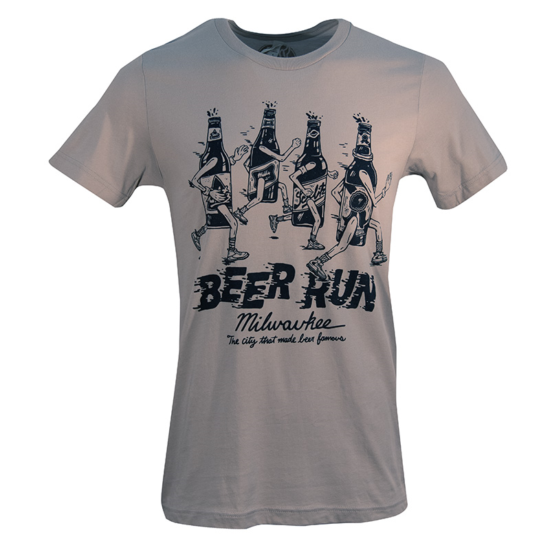 Beer Bottle Run T – Brew City Brand